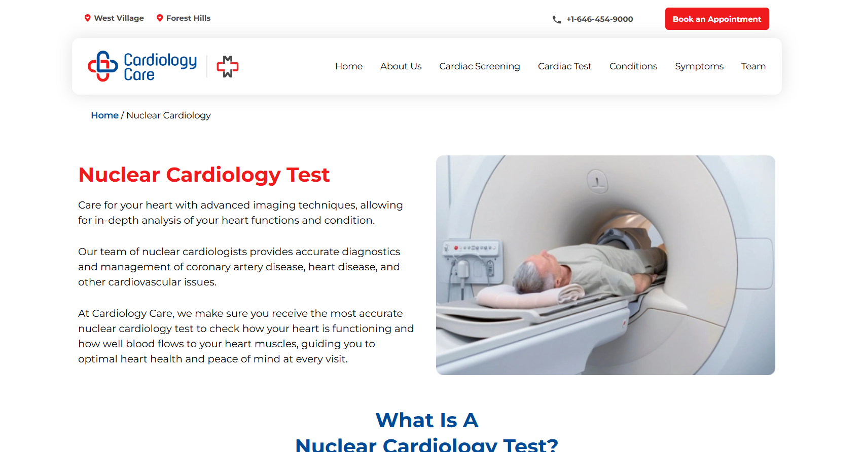 Nuclear Cardiology Test | Cardiology Care NYC